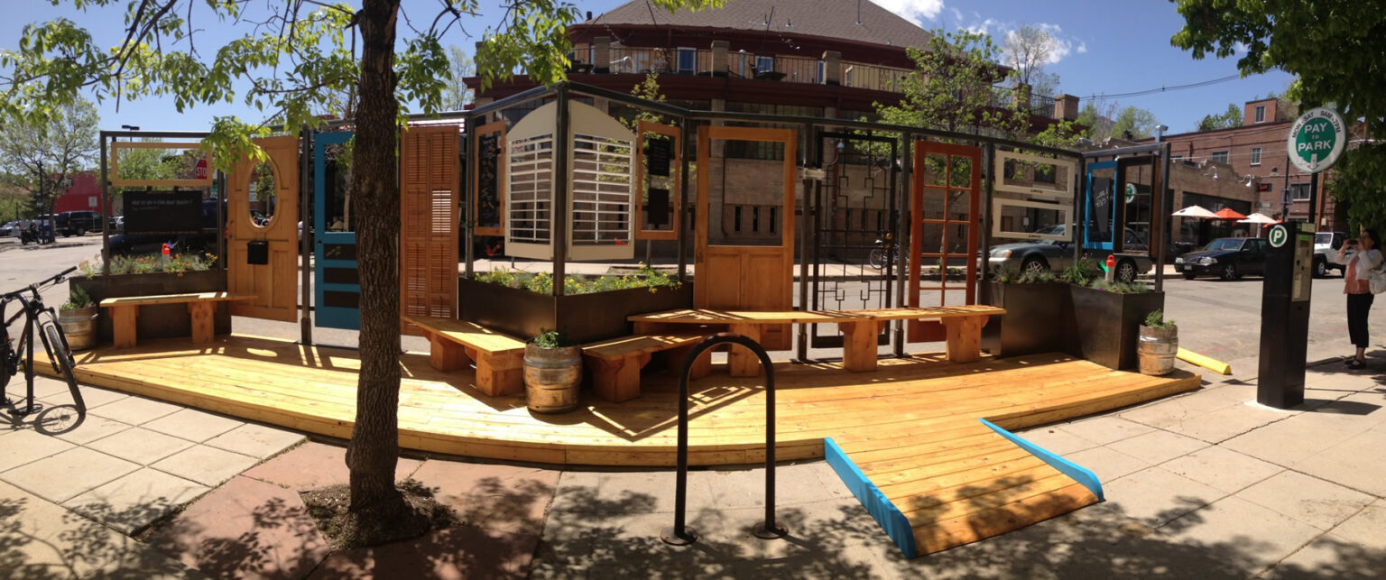Boulder's First Parklet - DTJ Design