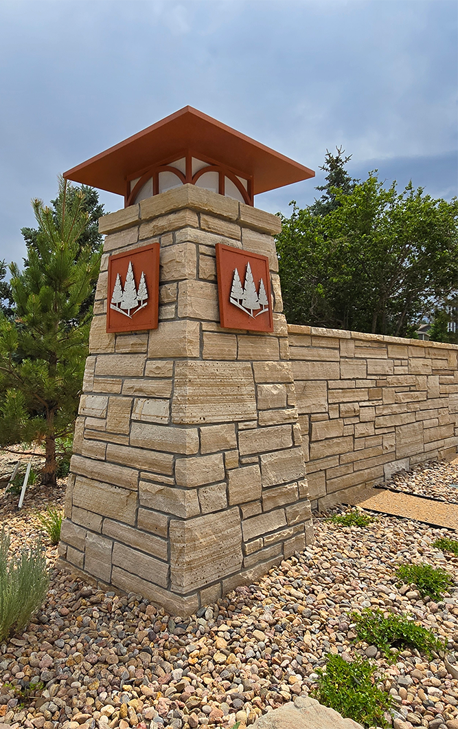 Castle Pines Gateway + Wayfinding Signage - DTJ Design