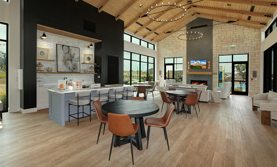 Spacious Community Amenities - Wildflower House - DTJ Design